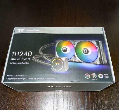 Сжо Thermaltake AIO th240 argb (новая)