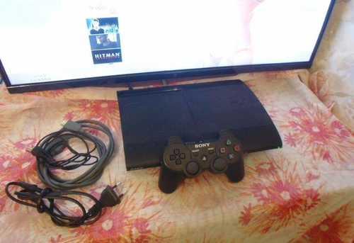 PlayStation 3 SuperSlim 500 Gb-прошита + 50 игр