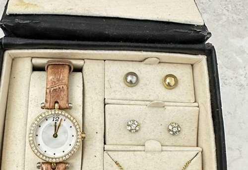 Бижутерия набор комплект часы Pierre cardin
