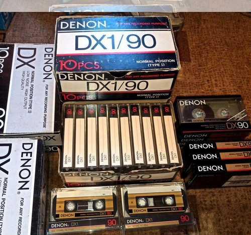 Аудиокассета Denon DX1 90 Made in Japan с записью