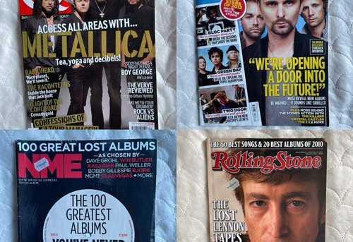 Журналы Q, Mojo, NME, Uncut, Classic Rock