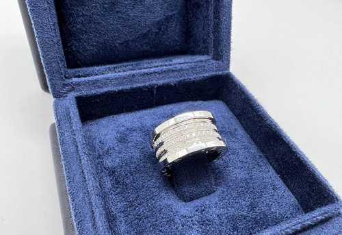 Золотое кольцо Bulgari bzero с бриллиантами