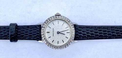 Серебряные швейцарские часы jaeger lecoultre