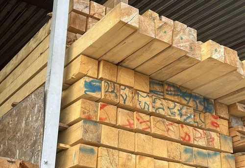 Брус обрезной 100х100х6000 гост 1 сорт