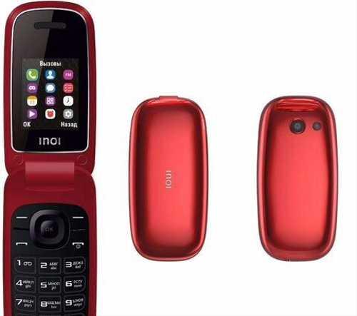 Мобильный телефон inoi 108R красный 2 sim