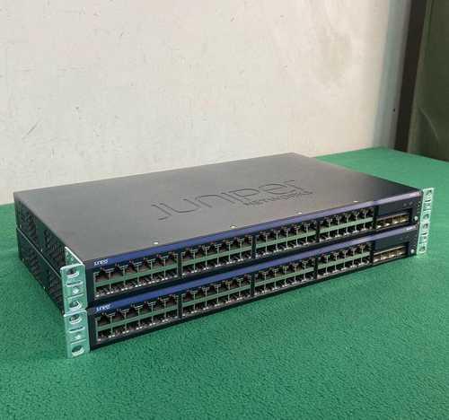 POE коммутаторы Juniper EX2200-48P-4G - 2 штуки