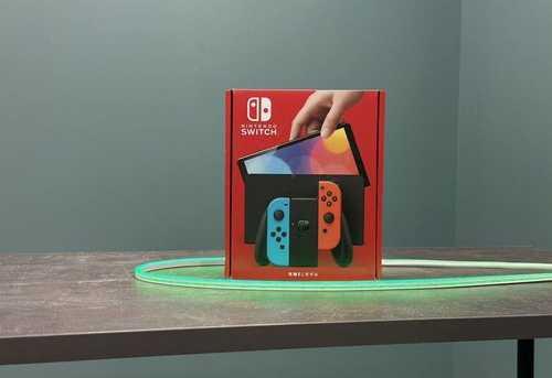 Nintendo Switch - oled Model Neon Red & Blue 64GB