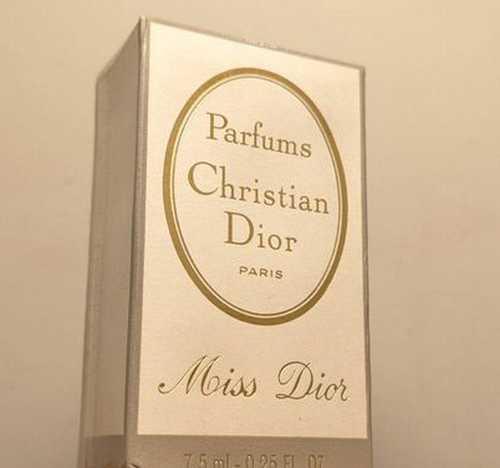 Christian Dior Miss Dior 7,5 мл винтаж 78 г. слюда