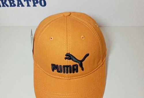 Бейсболка с логотипом puma. Рыжая