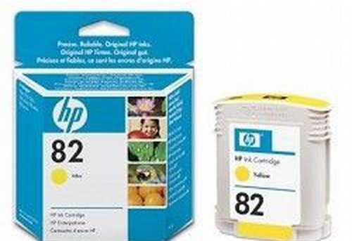 HP C4913A Картридж №82, Yellow DesignJet 500/800