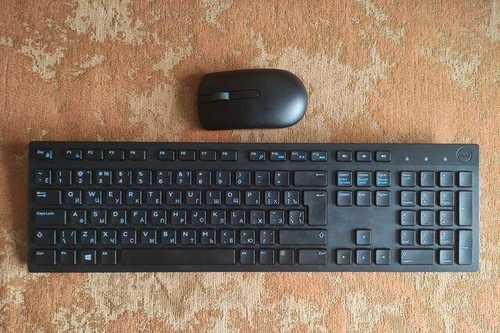Комплект клавиатура и мышь беспроводные Dell KM636