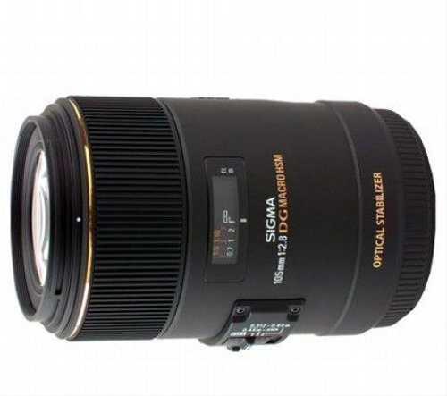 Sigma AF 105mm f/2.8 EX DG OS HSM Canon ) Новый