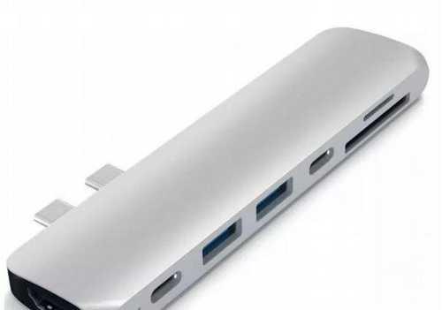 USB-хаб, Satechi Aluminum Type-C Pro, Space Gray Н