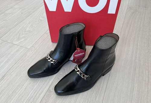 Новые женские кожаные ботинки Wonders Испания