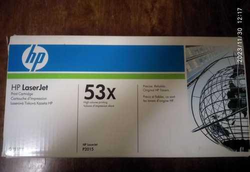Картридж HP Q7553X /53X для принтера HP LJ 2015