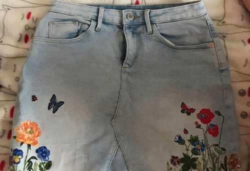Юбка джинсовая H &m для девочки