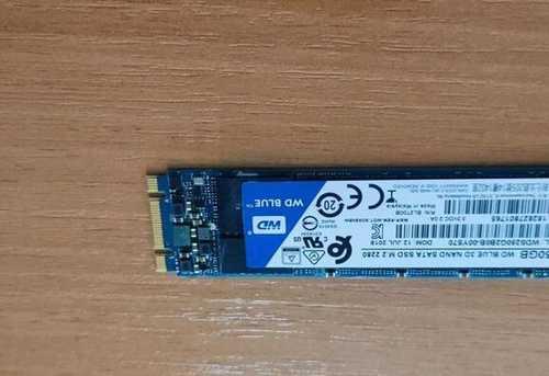 250 гб SSD M.2 накопитель WD Blue