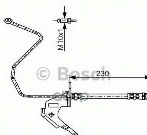 Шланг тормозной 1987481162 Bosch