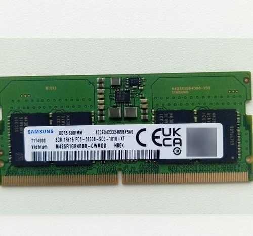 Оперативка DDR5 8Gb Samsung