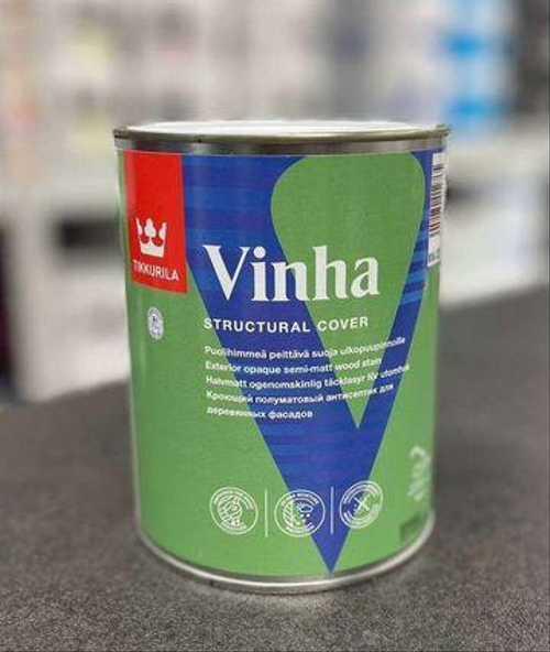 Краска по дереву фасадная Tikkurila Vinha