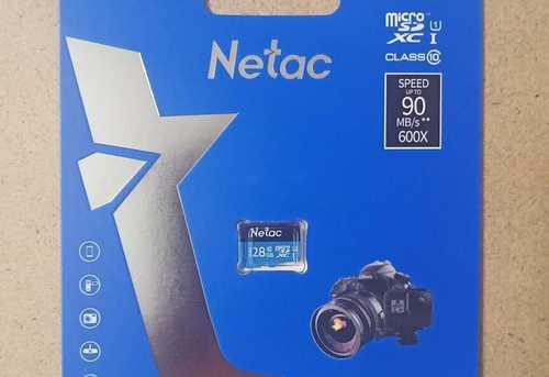 Карта памяти Netac P500 Standard Micro sdxc 128GB