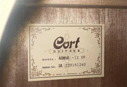 Продам 12 стунную гитару "Cort"