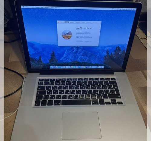 Apple macbook pro 15 2008