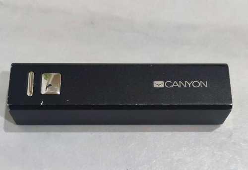 Внешний аккумулятор 2600 mAh canyon CNE-cspb26B