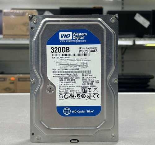 WD Caviar Blue, 320Gb, HDD, SATA II, 3.5"