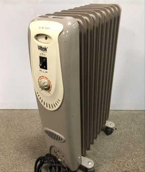 Масляный радиатор vitek 9 секций 2000вт
