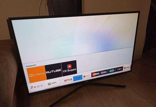 Телевизор Samsung 43 дюйма 110 см Smart TV Wi-Fi