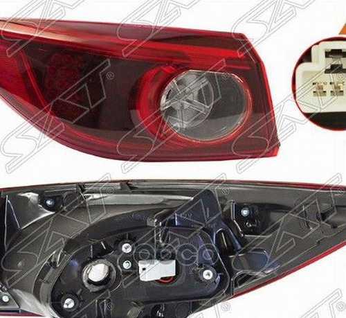 Фонарь задний mazda 3/axela 16-19 LH LED 4D ST