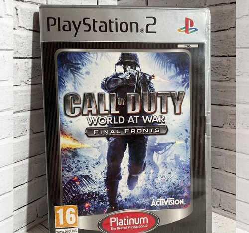 Call of Duty World AT War Final Fronts Игра PS2