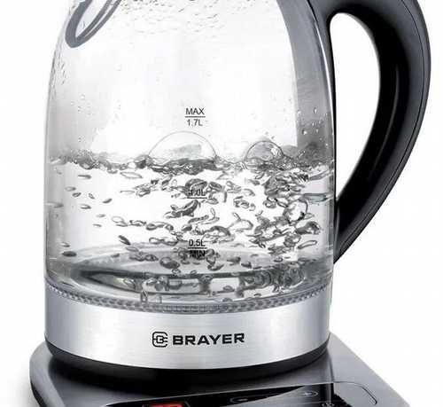 Чайник электрический brayer BR1003 2200Вт.1,7 л, с