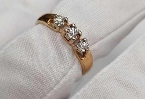 Золотое кольцо 16размер