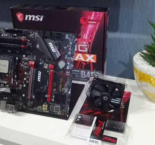 Комплект Ryzen7 5700x,MSI gaming plus,cooler