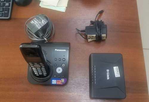 Радиотелефон Panasonic dect и голосовой шлюз VoIP
