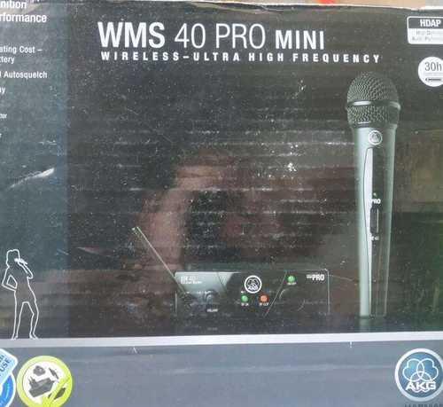 Беспроводной микрофон akg wms 40 pro mini
