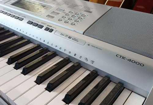 Casio ctk4000 синтезатор (динамическая клавиатура)