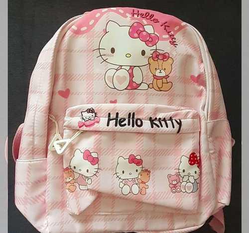 Новый рюкзак для девочки hello kitty