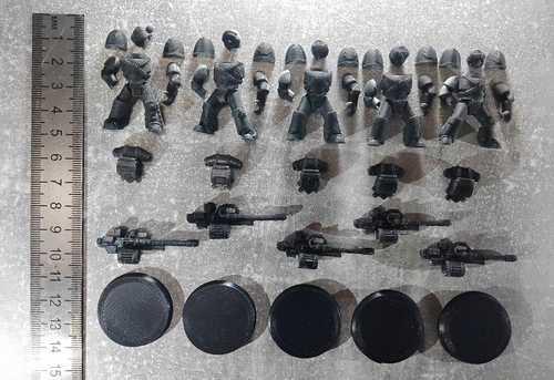 Warhammer mkiv heavy support Squad Autocannon Set