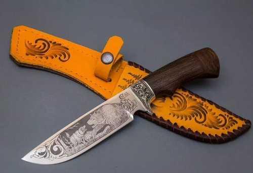 Нож Лорд из кованой стали 95х18 гравировка на клин