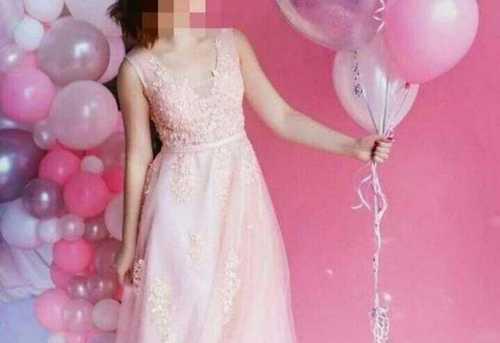 Вечернее платье " Розовое облако "