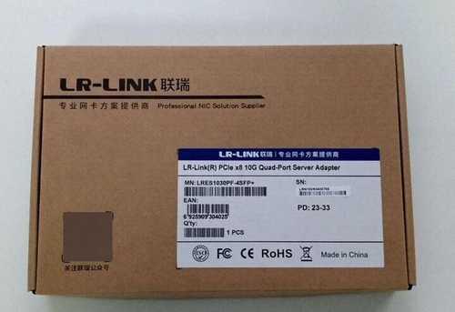 Сетевая карта LR-link lres1030PF-4SFP+ Quad-port 1
