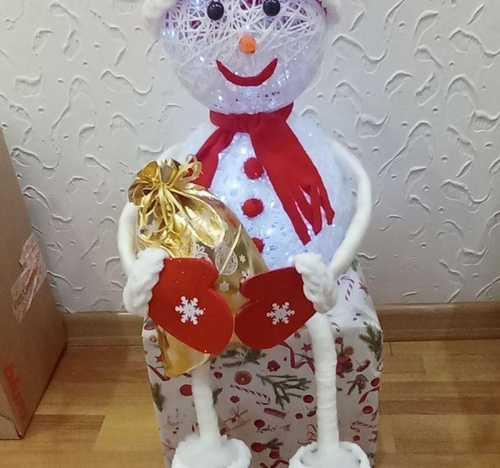 Новогодний декор " Снеговик"