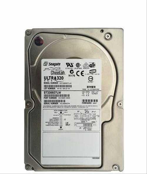 Жесткий Диск Seagate 36.7GB ST336607LW scsi 3.5