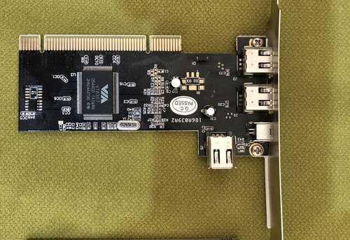 Плата Firewire PCI и M2 pcie адаптер