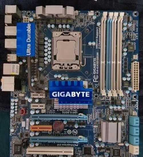 Материнская плата Gigabyte+процессор i7+кулер