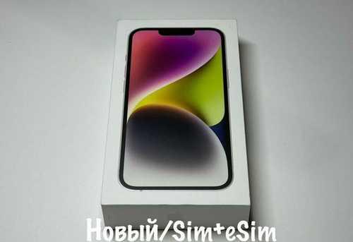 Новый iPhone 14 128GB Starlight (Sim+eSim)