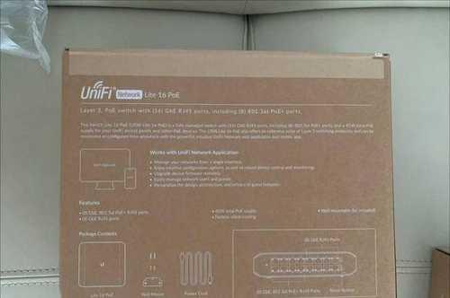 Коммутатор UniFi Switch Lite 16 POE